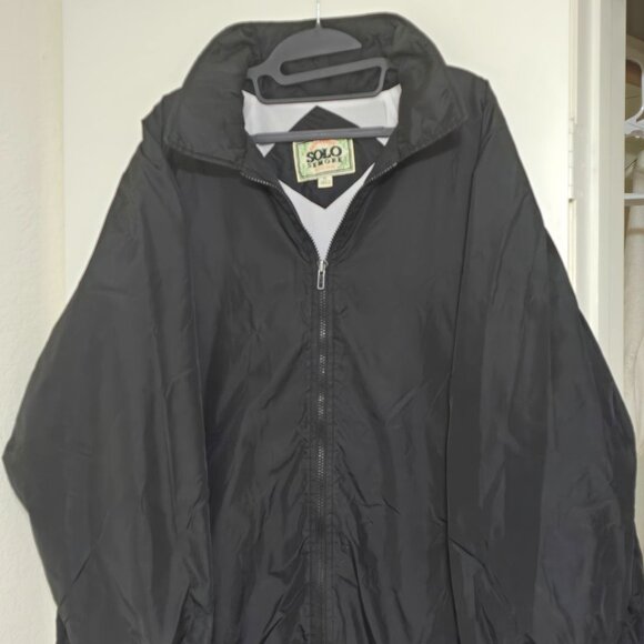 Solo Seymore | Jackets & Coats | Solo Seymore Classic Black Windbreaker ...